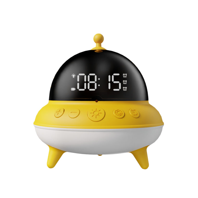 Darwin UFO Smart Bedside Night Light Alarm Clock with LED Glow -7 Brig ...